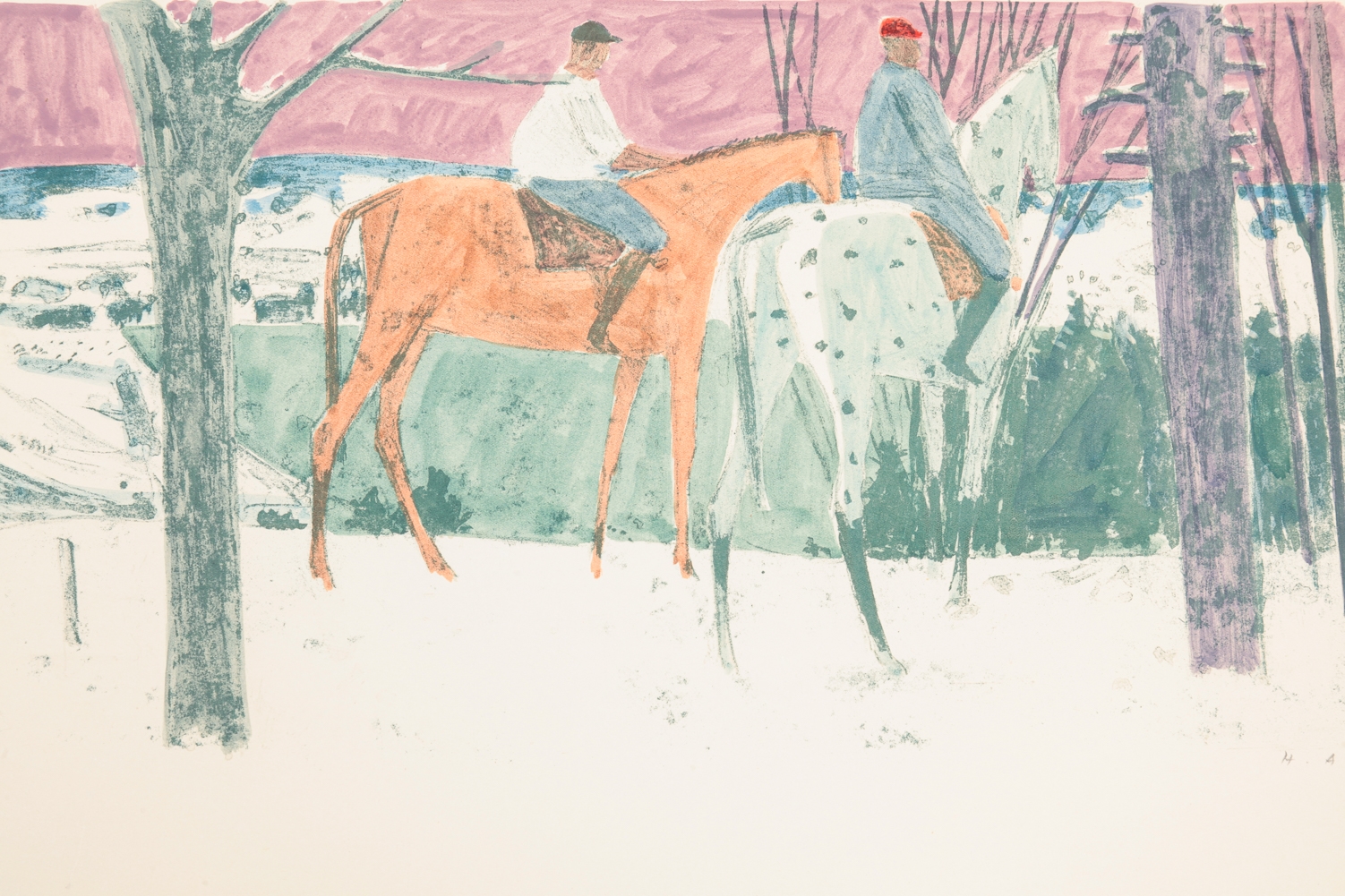 Hermann Alfred Sigg | HORSE PRINT (1924) | MutualArt