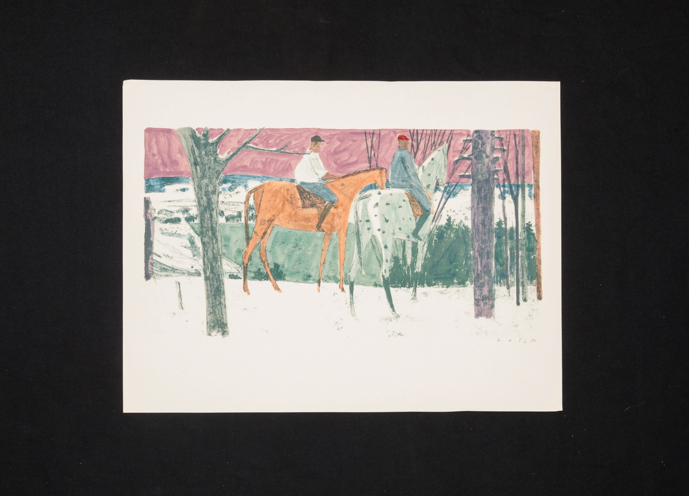 Hermann Alfred Sigg | HORSE PRINT (1924) | MutualArt
