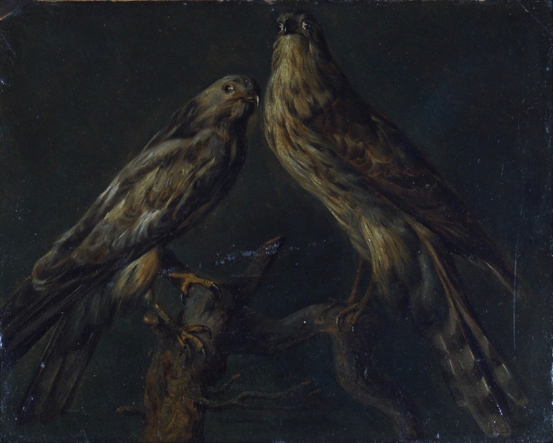 Jacob Mathias Calmeyer | To falker (1830) | MutualArt