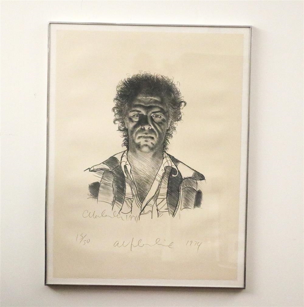 Alfred Leslie | Portrait of Frank Fata (1974) | MutualArt