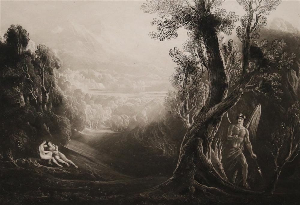 John Martin | Satan Observes Adam and Eve in the Garden of Eden, 1826 ...