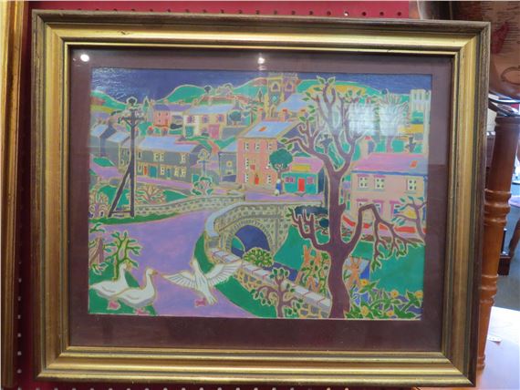 Brian Harland Rees | Yorkshire Village | MutualArt