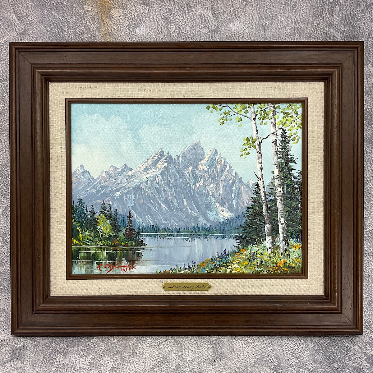 Keith Fay | Along Jenny Lake | MutualArt
