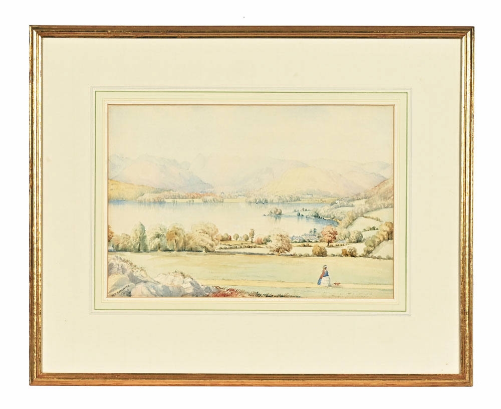 William Taylor Longmire | Lake District Landscape (1871) | MutualArt