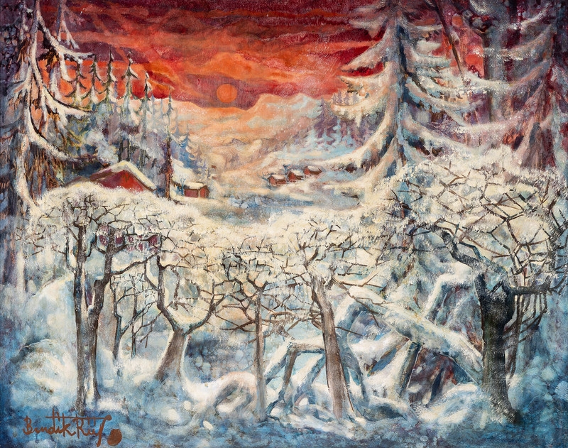 Bendik Riis | Winter Landscape | MutualArt