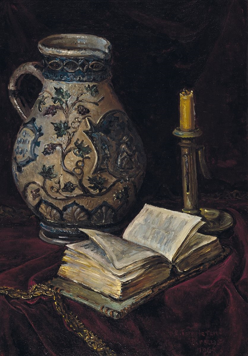 Eva Templeton | still life with jug (1978) | MutualArt