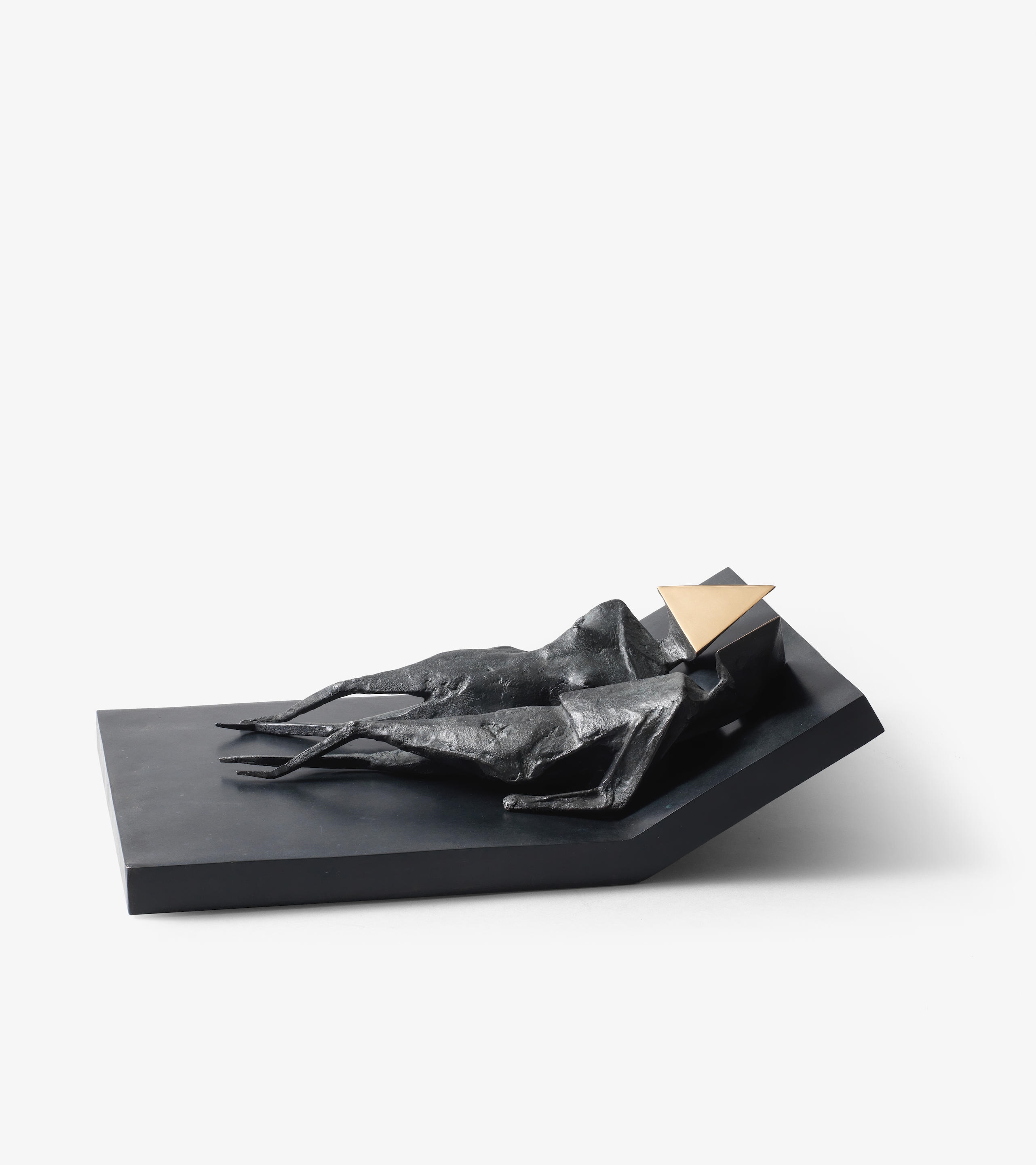 Lynn Chadwick | Reclining Figures on Stripes | MutualArt