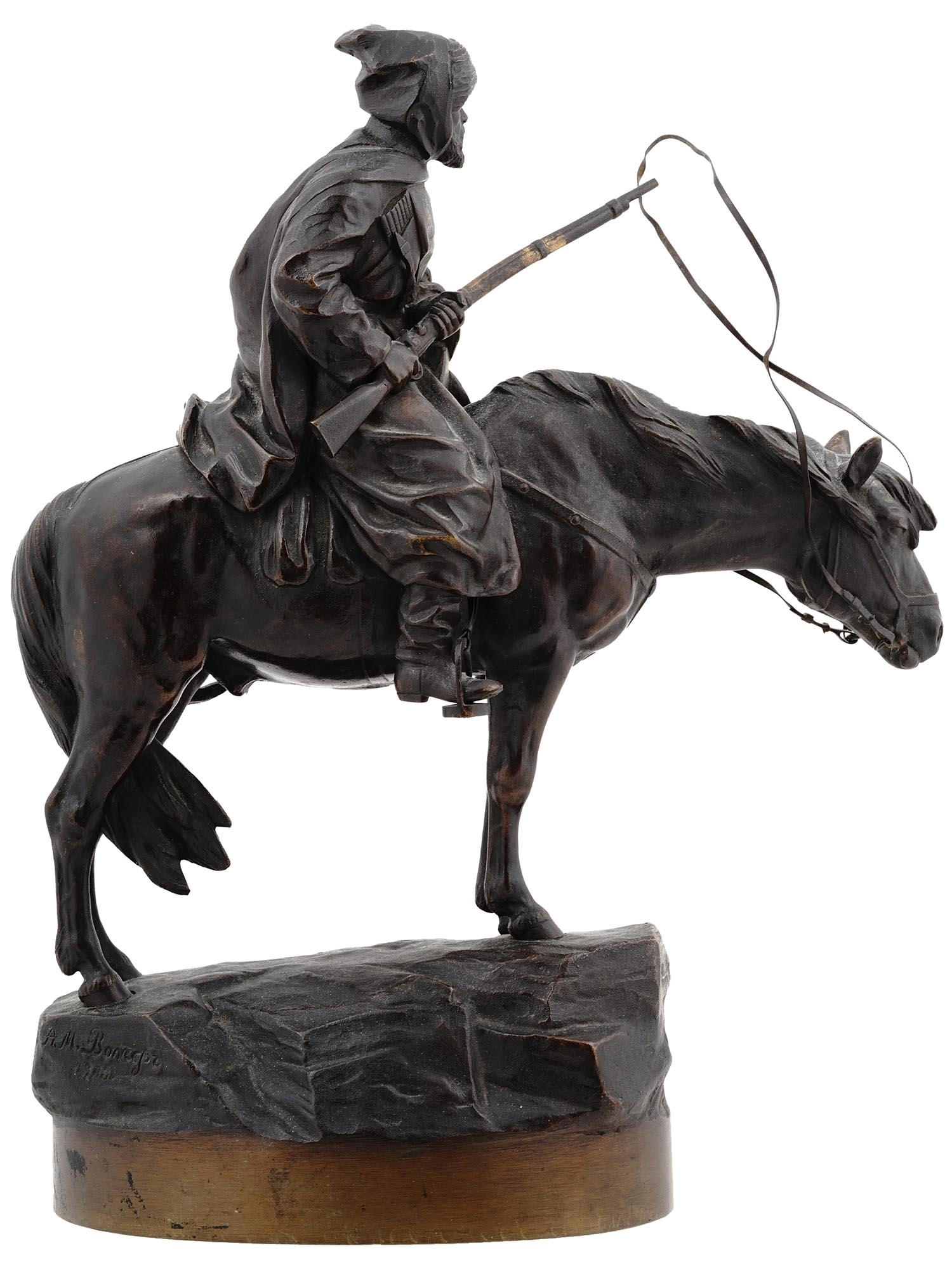 Albert Moritz Wolf | A cast bronze sculpture by Albert Moritz Wolff ...