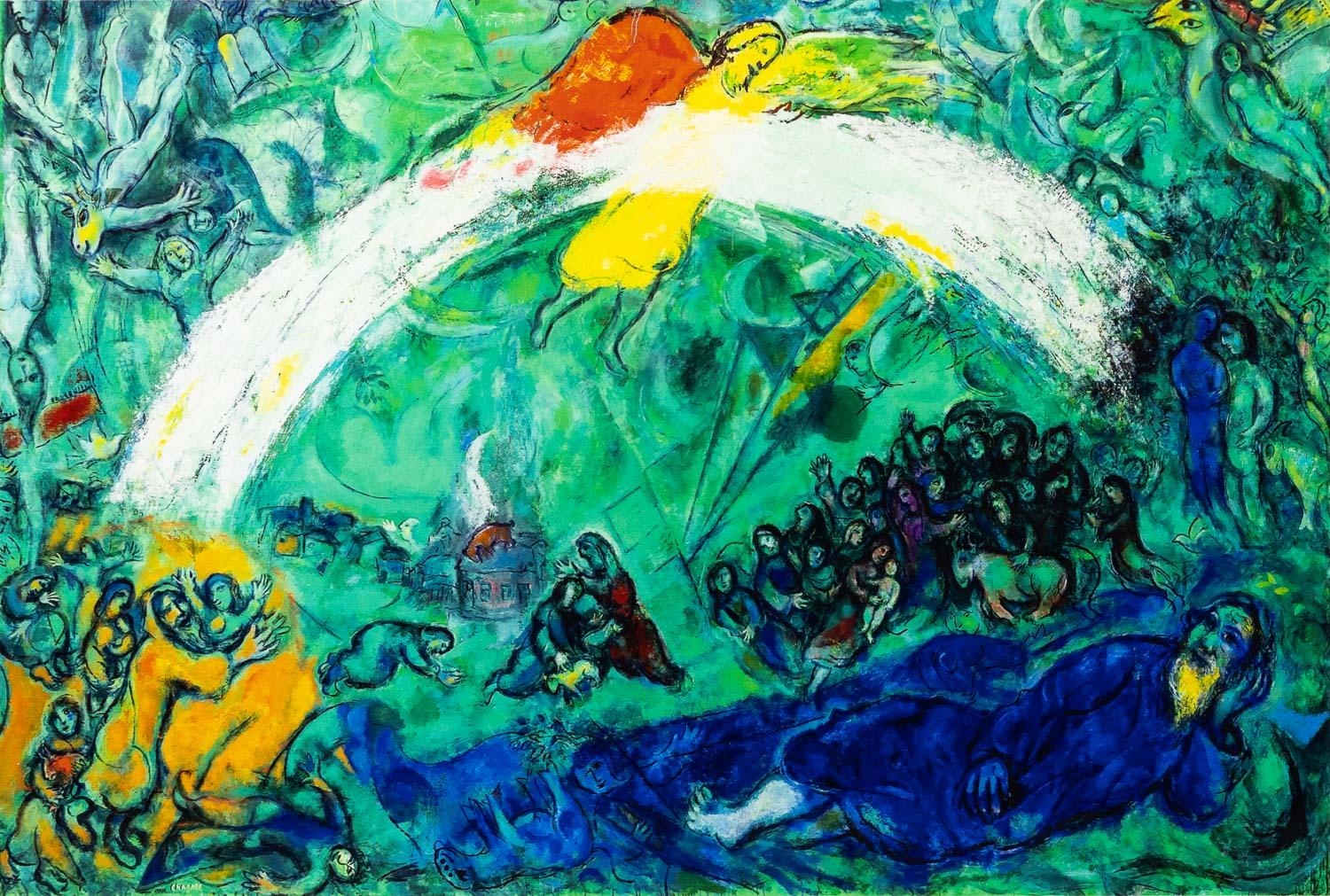 Marc Chagall | Noah and The Rainbow | MutualArt