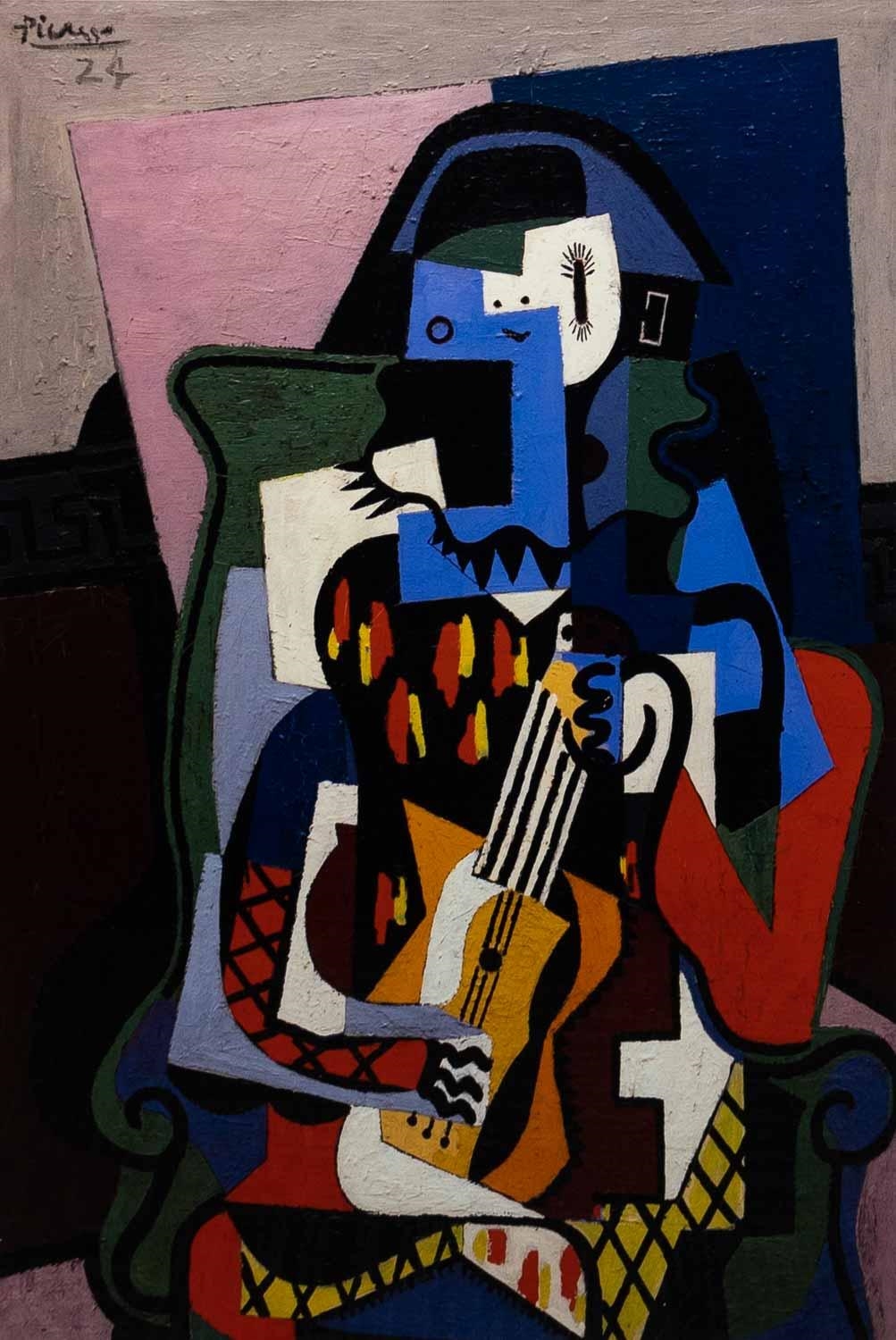 Pablo Picasso | Harlequin Musician | MutualArt