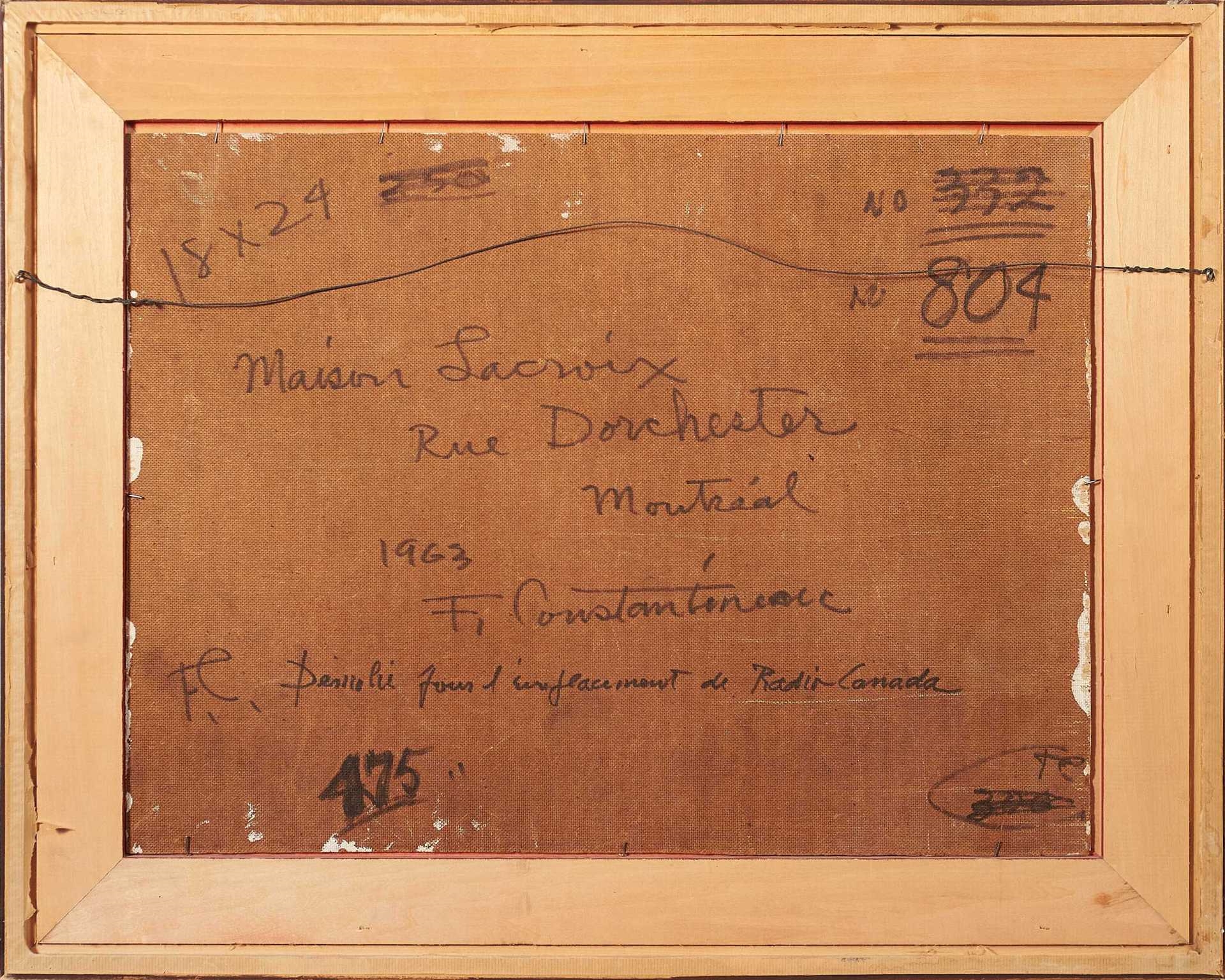 Fleurimond Constantineau | Maison Lacroix (1965) | MutualArt