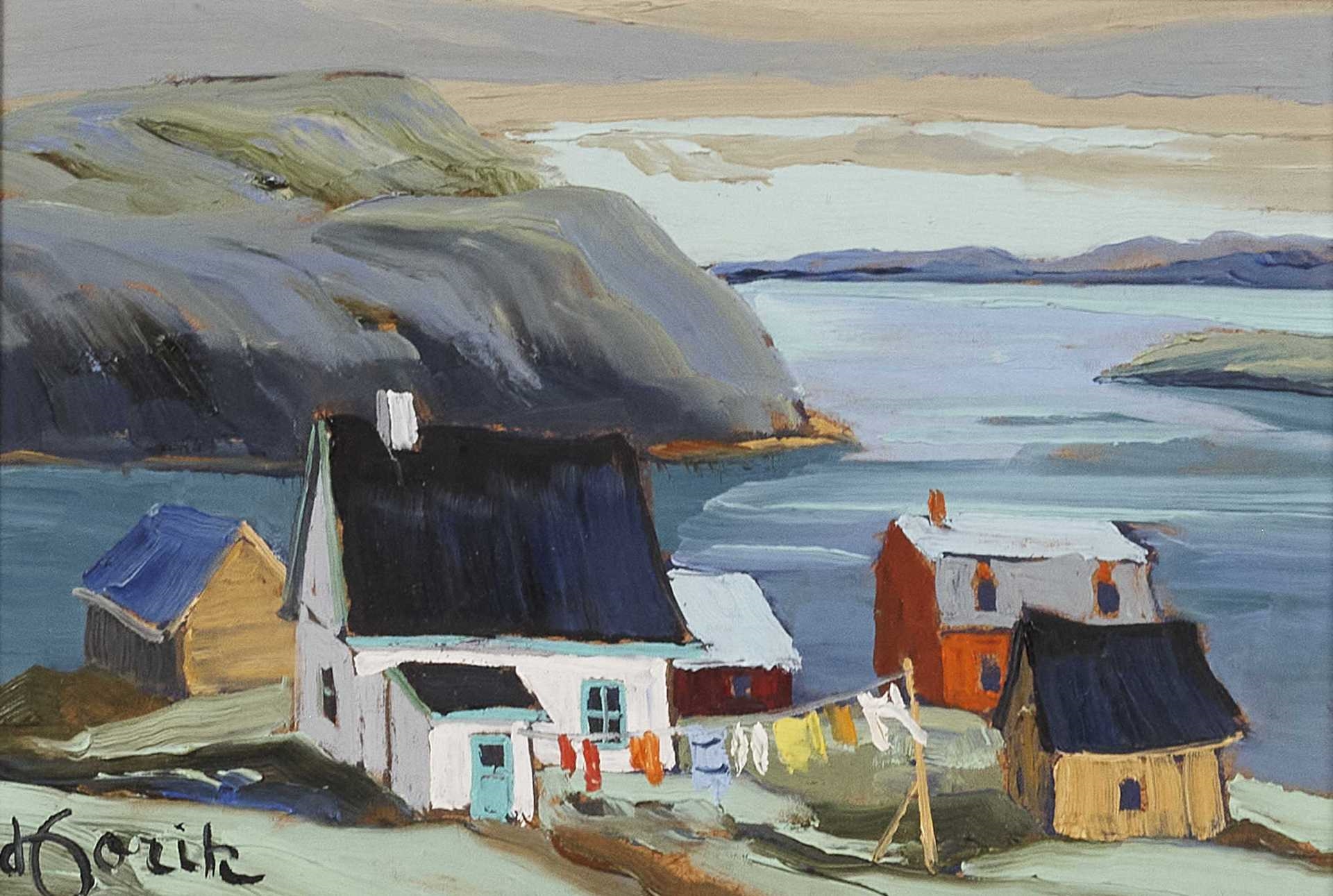 Vladimir Horik | Maison et corde à linge | MutualArt