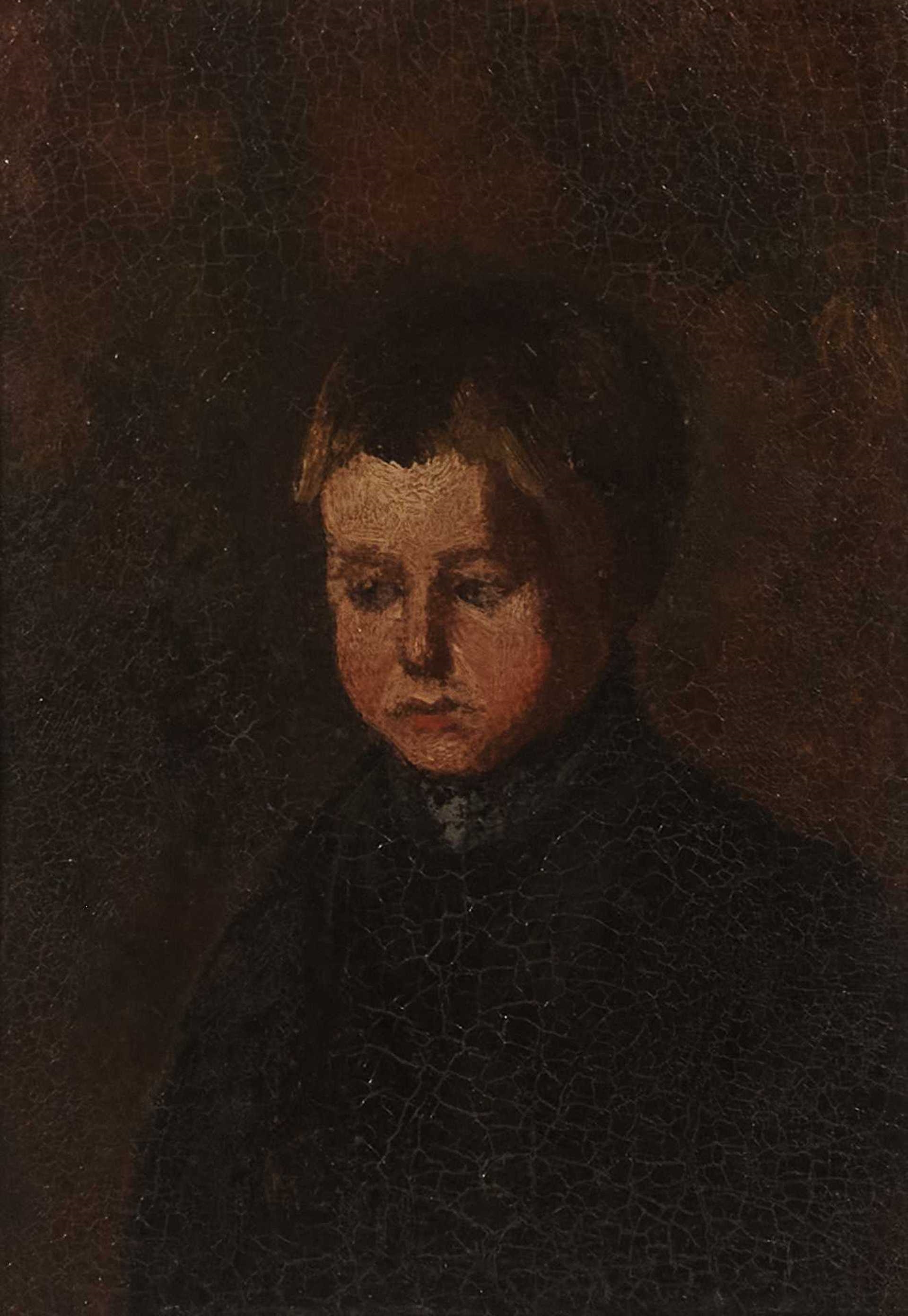 Henri de Braekeleer | Portrait de jeune garç | MutualArt
