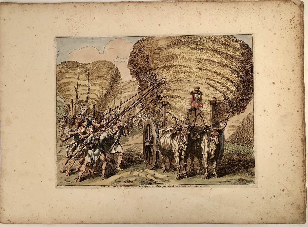 Bartolomeo Pinelli | Lot of 19 plates from Il Meo Patacca o vero Roma ...