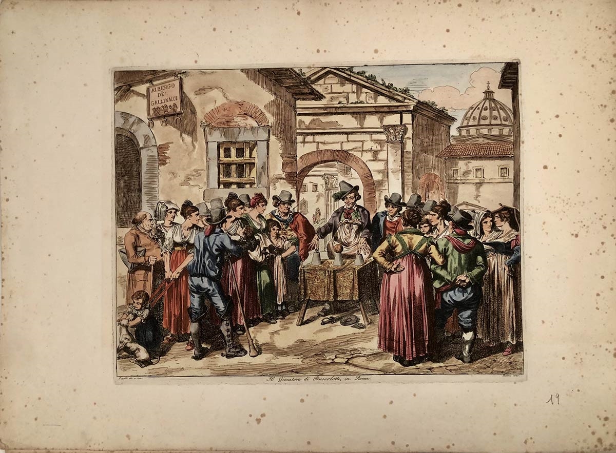 Bartolomeo Pinelli | Lot of 19 plates from Il Meo Patacca o vero Roma ...