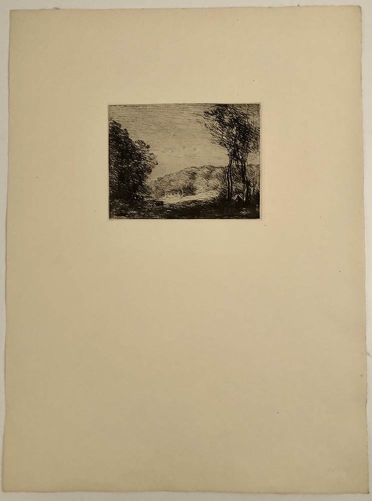 Jean Baptiste Camille Corot | Campagne boisée, 1866 (1866) | MutualArt