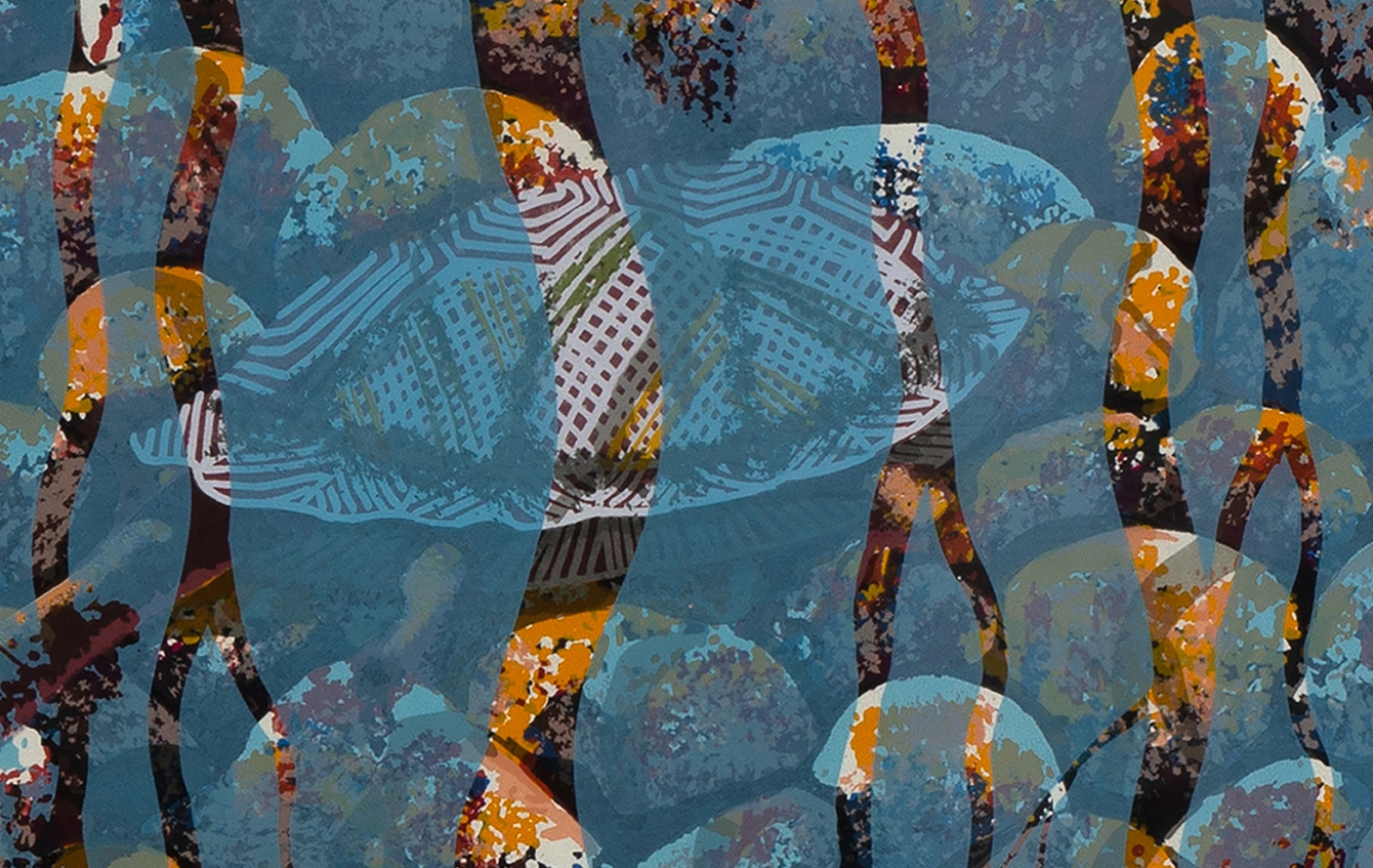 Lin Onus | Gumbirri Garqini (1996) | MutualArt