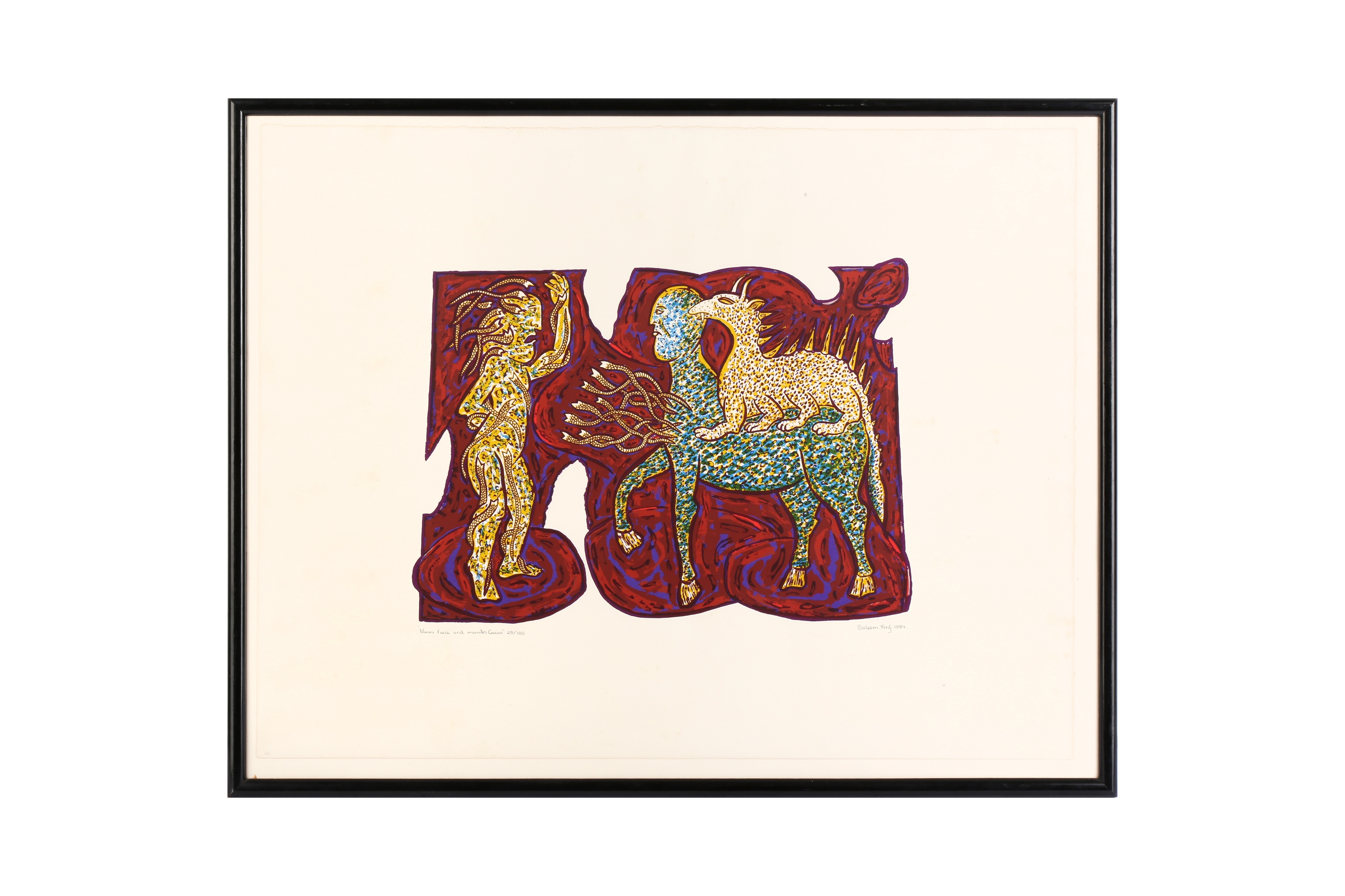 Saleem Arif Quadri | Vanni Fucci and Monster Cacus (1984) | MutualArt