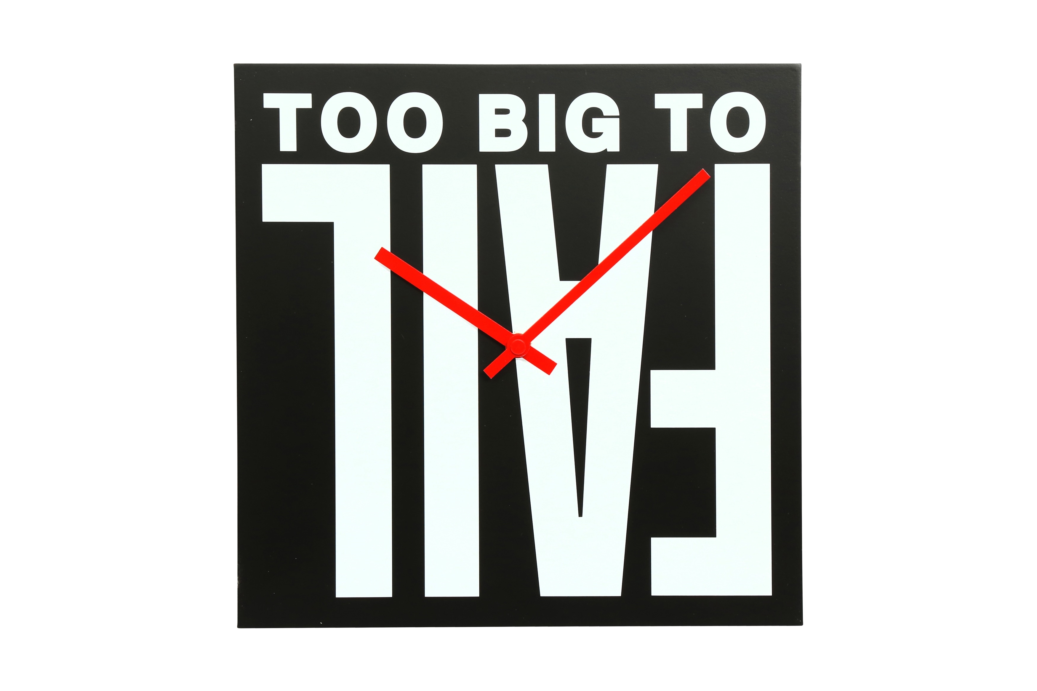 Barbara Kruger | Untitled (Too Big To Fail Wall Clock) (2012) | MutualArt