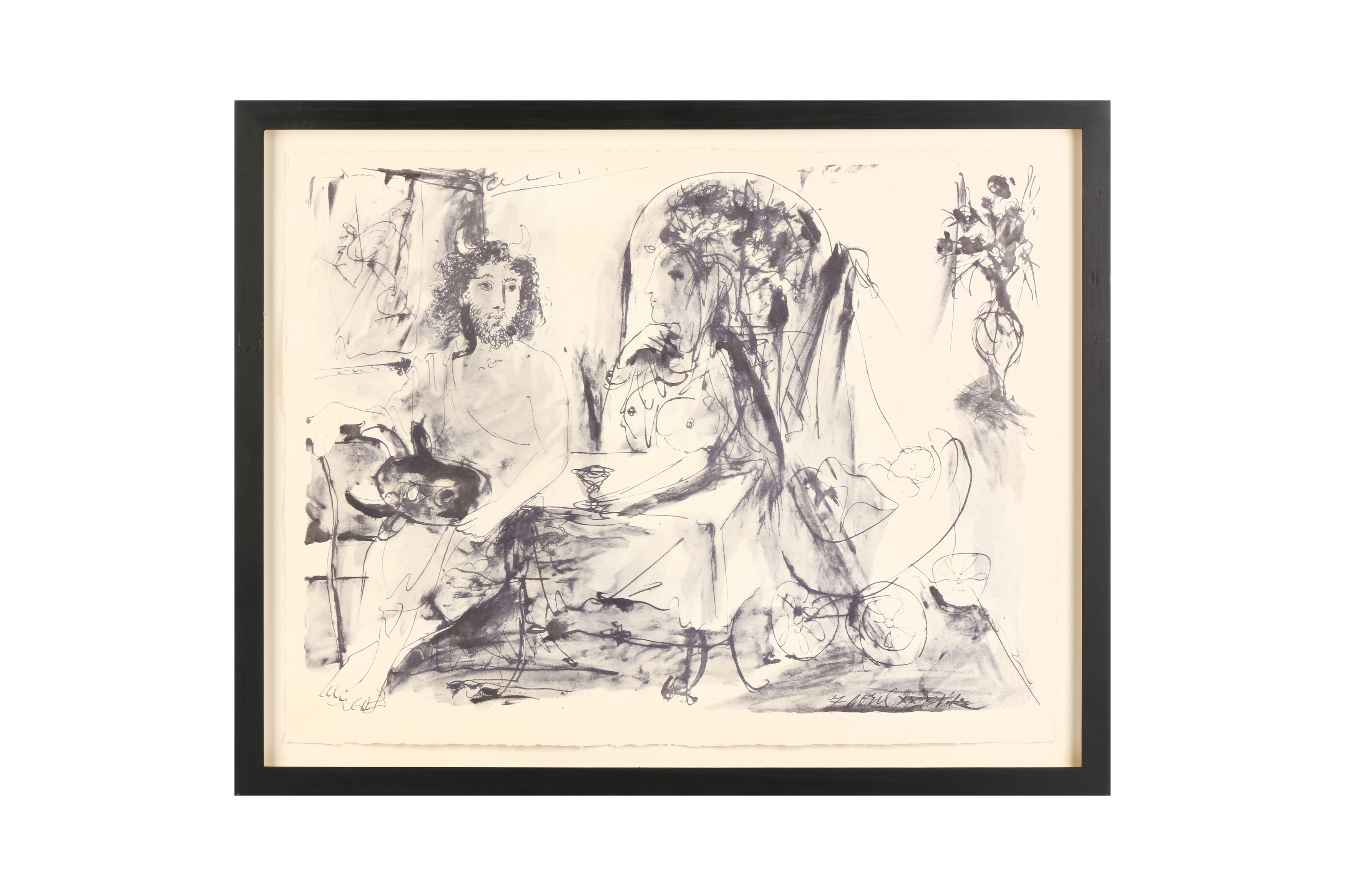 Pablo Picasso | Faune et Femme Nue (1967) | MutualArt