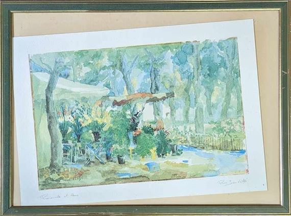 Pierre Jean Llado | Promenade et fleurs | MutualArt