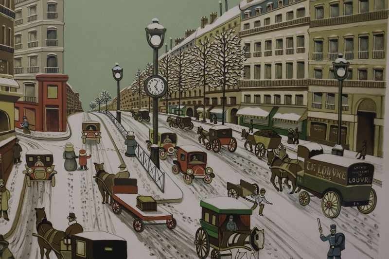 Andre Duranton | Paris sous la neige | MutualArt