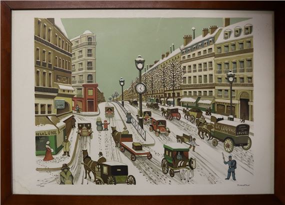 Andre Duranton | Paris sous la neige | MutualArt
