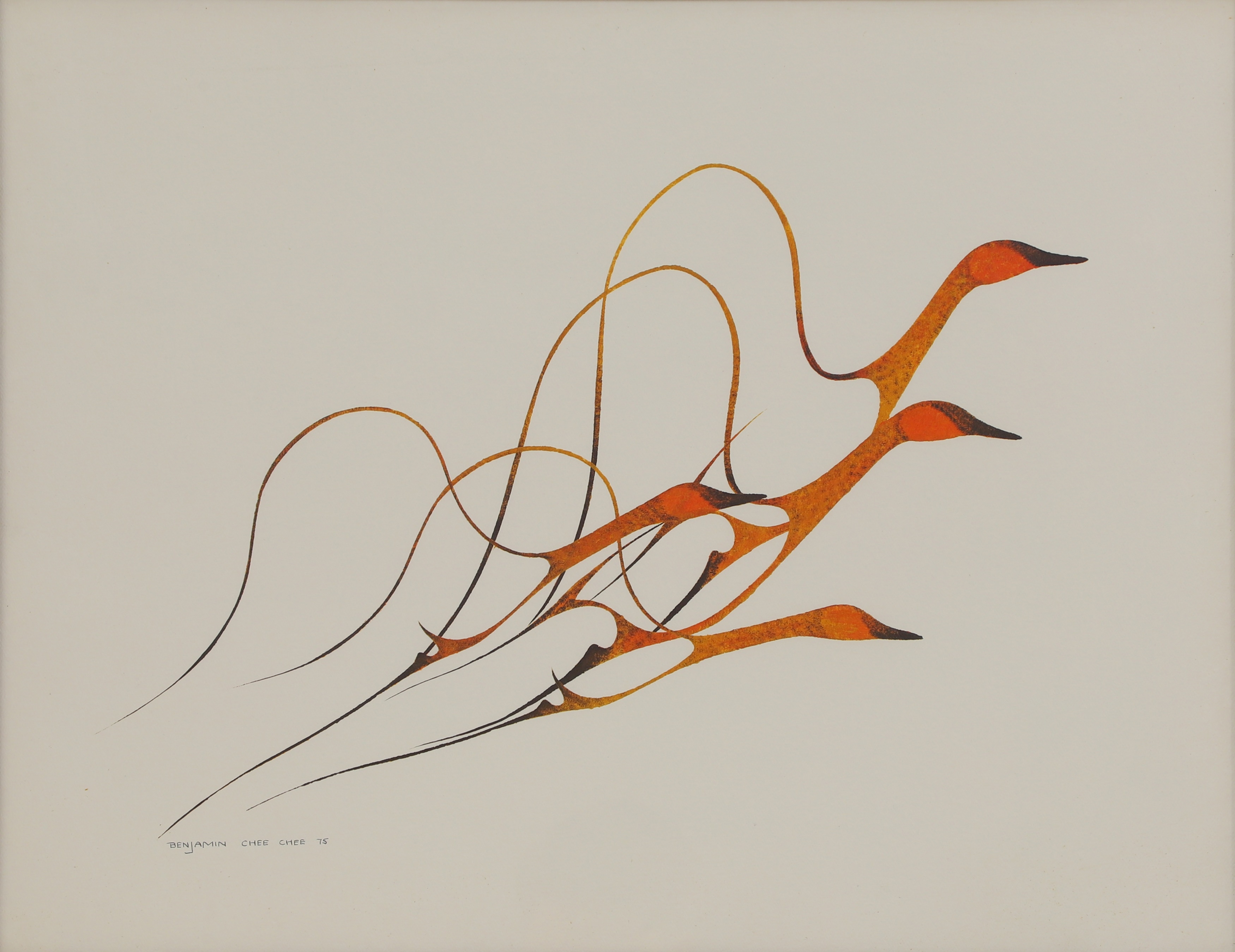 Benjamin Chee Chee | Spring Flight (1944) | MutualArt