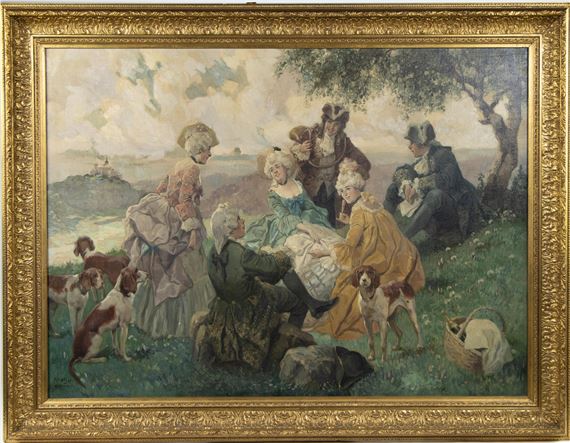 Rudolf Alfred Höger | The picnic Vienna | MutualArt
