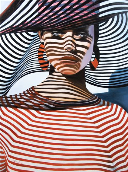 Jack Gage | Femme au chapeau | MutualArt