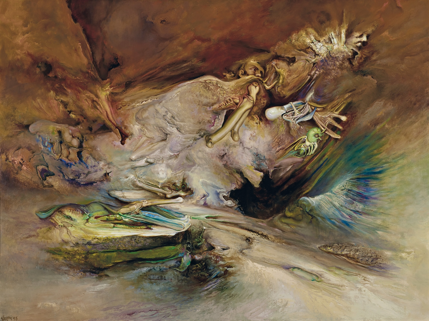 James Gleeson | Fire (1995) | MutualArt