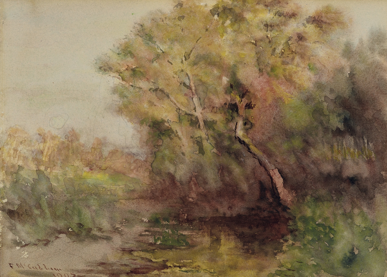 Frederick McCubbin | The Pool (1905) | MutualArt
