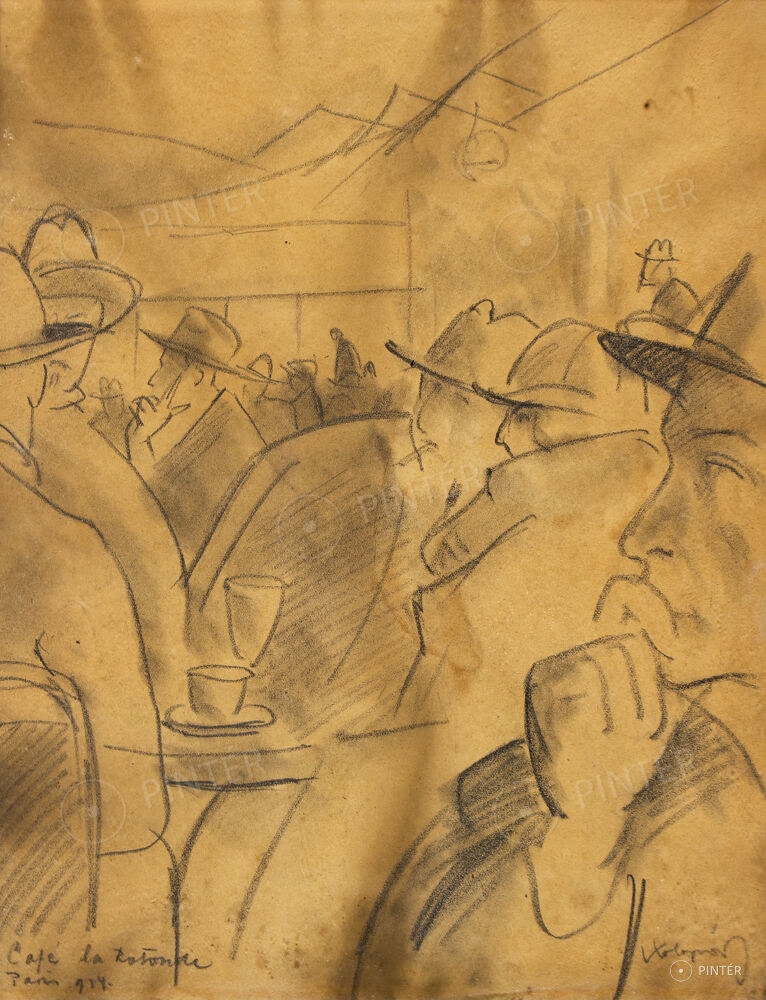 Sigismond Kolos Vari | Café la Rotonde | MutualArt