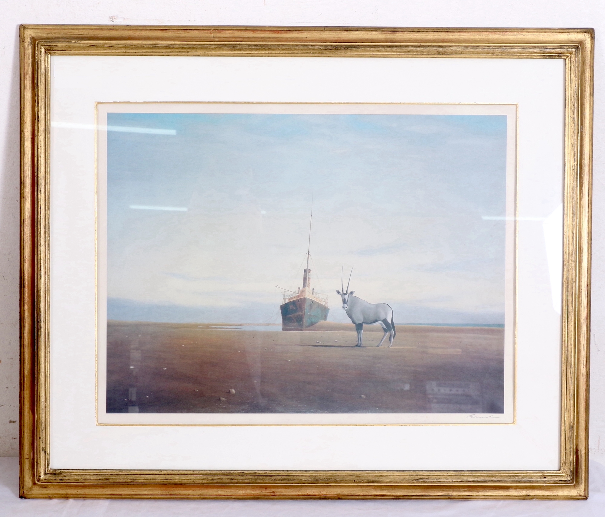 Keith Alexander | ORYX AND STRANDED SHIP | MutualArt