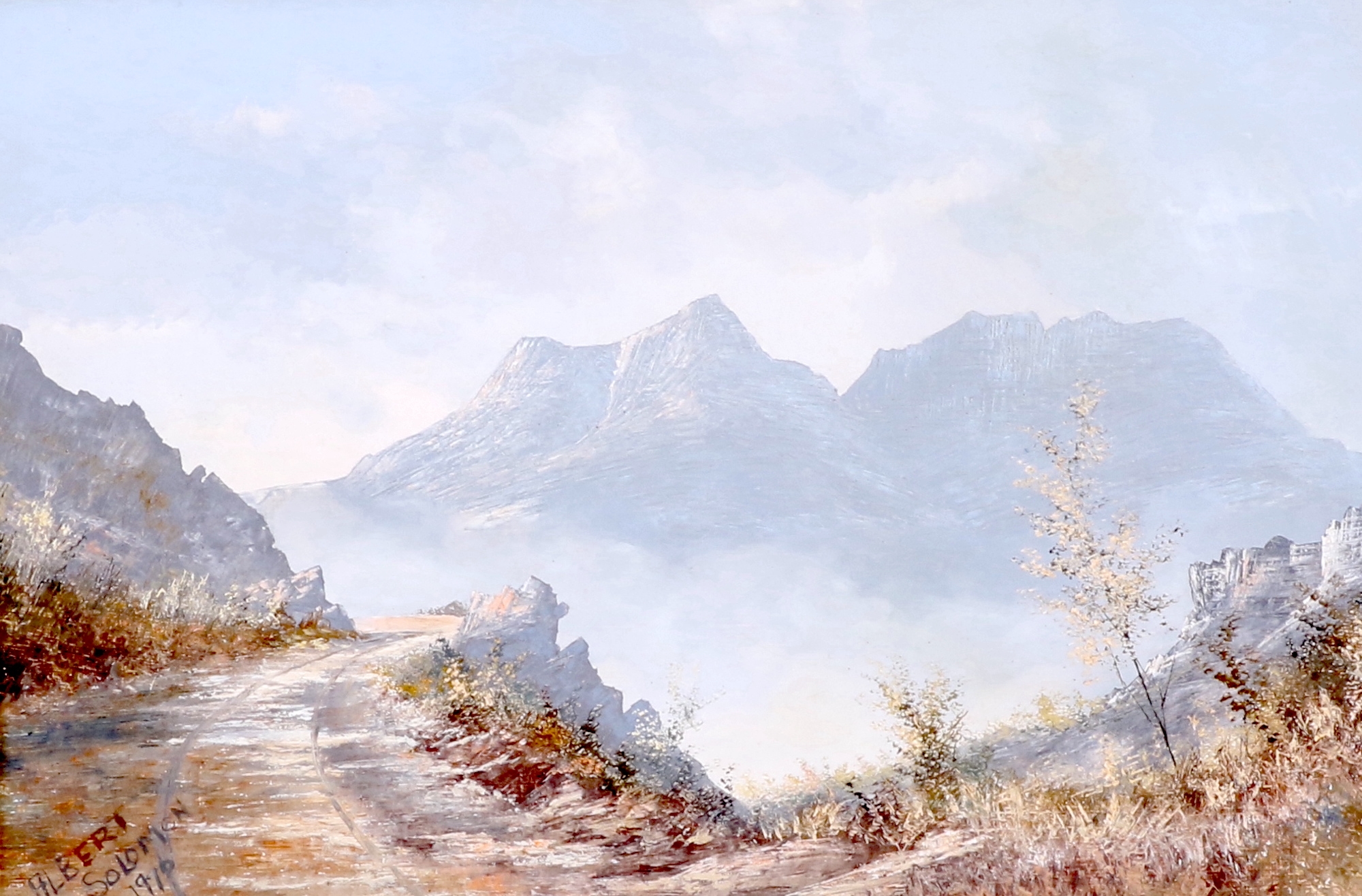 Albert Solomon | PATH LEADING TO THE MOUNTAINS (1916) | MutualArt