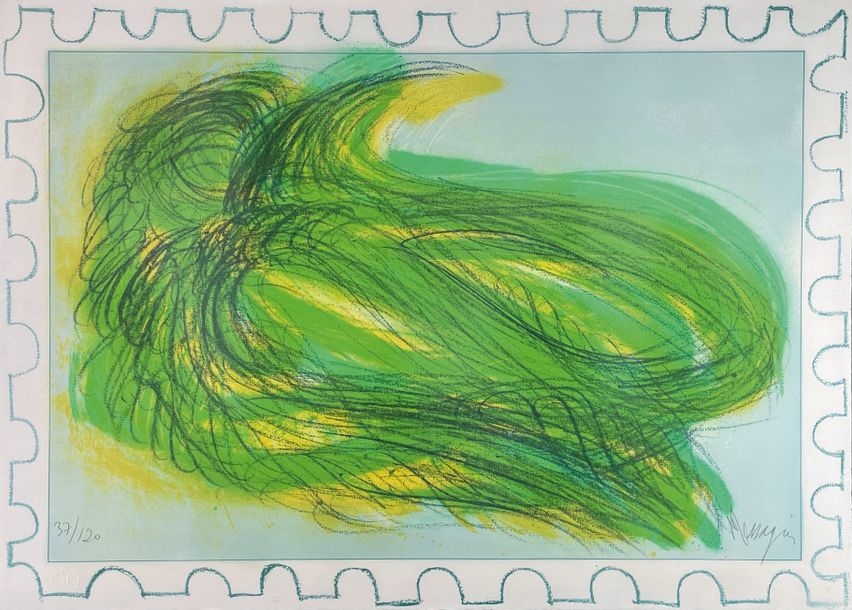 Jean Messagier | The four corners of the sky | MutualArt