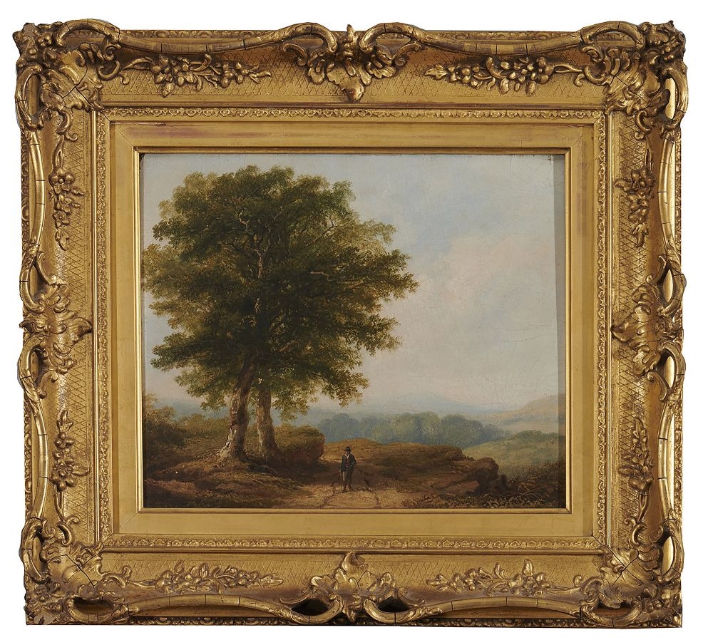 James Arthur O'Connor | FIGURE IN MOUNTAIN LANDSCAPE | MutualArt