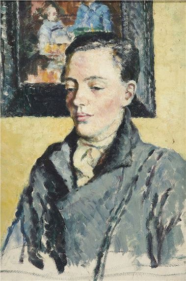 Mainie Jellett | PORTRAIT OF A BOY | MutualArt