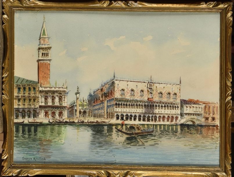 Gaston Marie Anatole Roullet | Doge's Palace in Venice | MutualArt