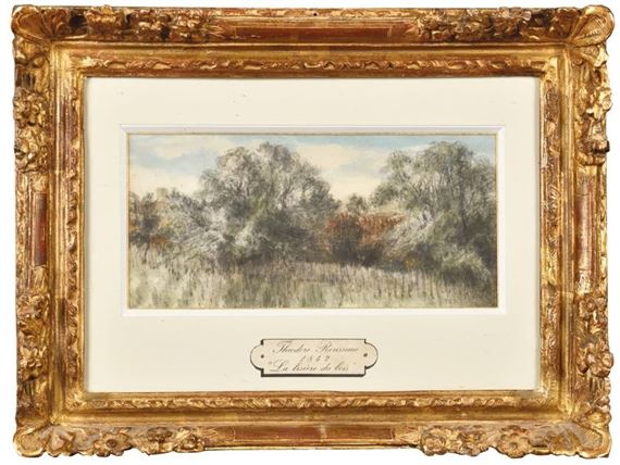 Théodore Rousseau | The edge of the wood | MutualArt