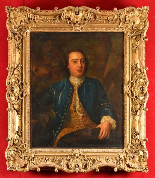 British School, 18th Century | Portrait of a man holding a lute Oil on ...