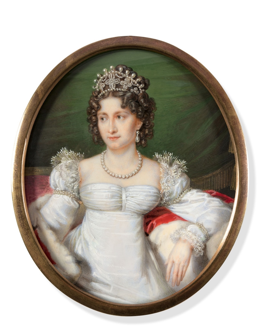 Josef Krafft | Portrait de Caroline Charlotte Auguste de Bavière ...