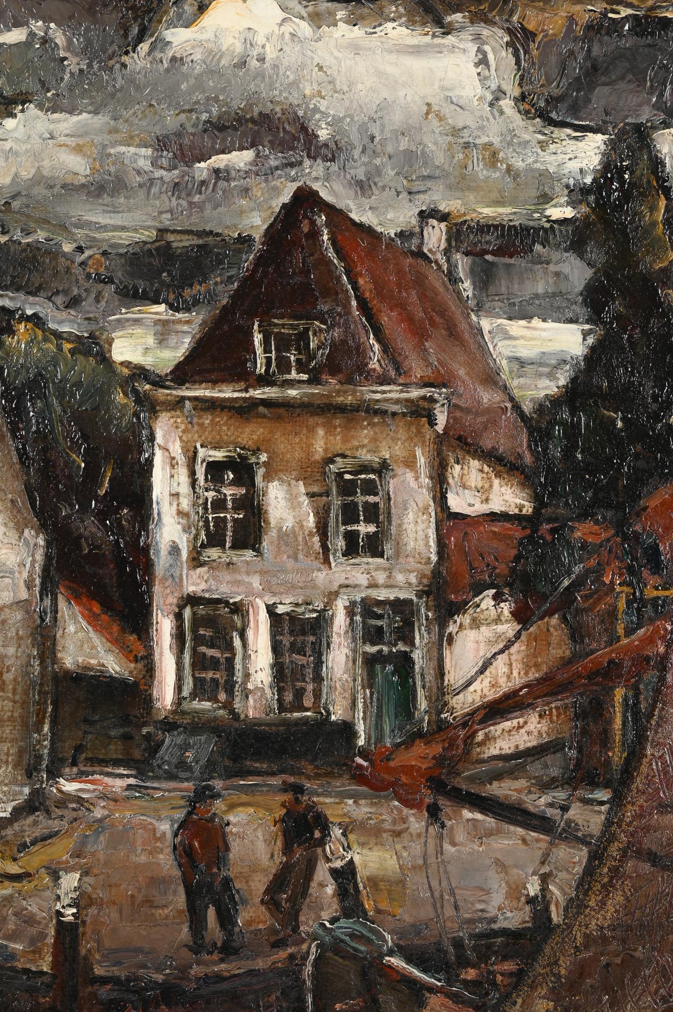 Reimond Kimpe | Reimond Kimpe (1885-1970) 'The port of Veere' | MutualArt