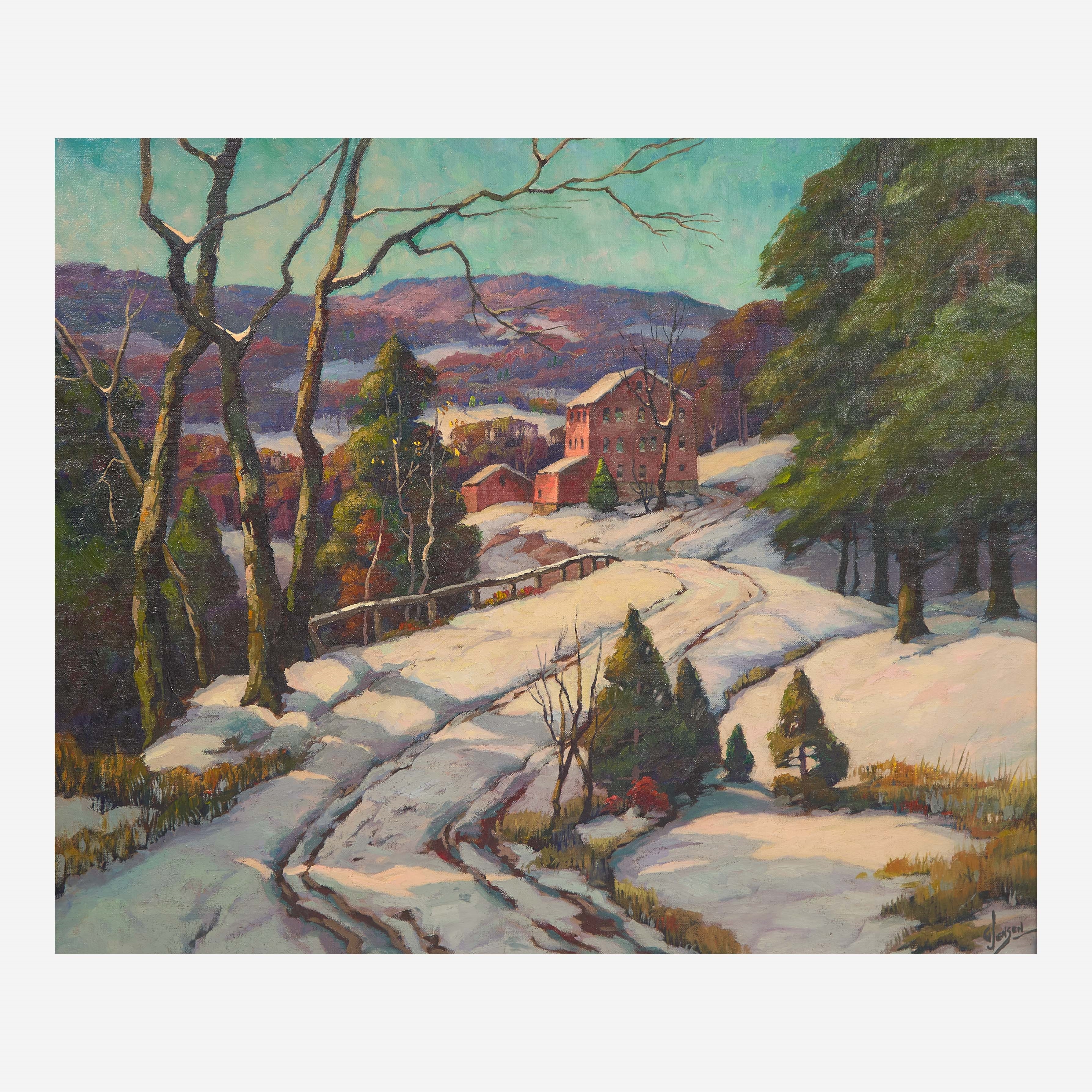 George Jensen | Winter Landscape | MutualArt