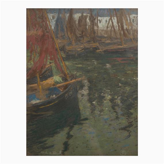 Charles Fromuth | Fishing Boats - A Dock Decoration | MutualArt