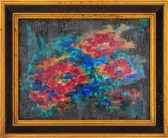Kayo Lennar | Depicting an Impressionistic scene with flowers on a ...