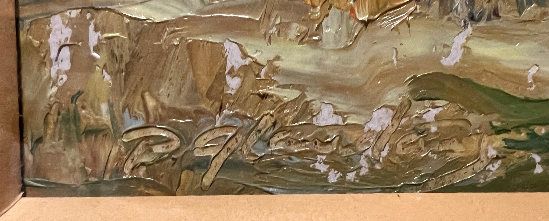 Pavils Glaudans | Landscape with haystacks (20th Century) | MutualArt