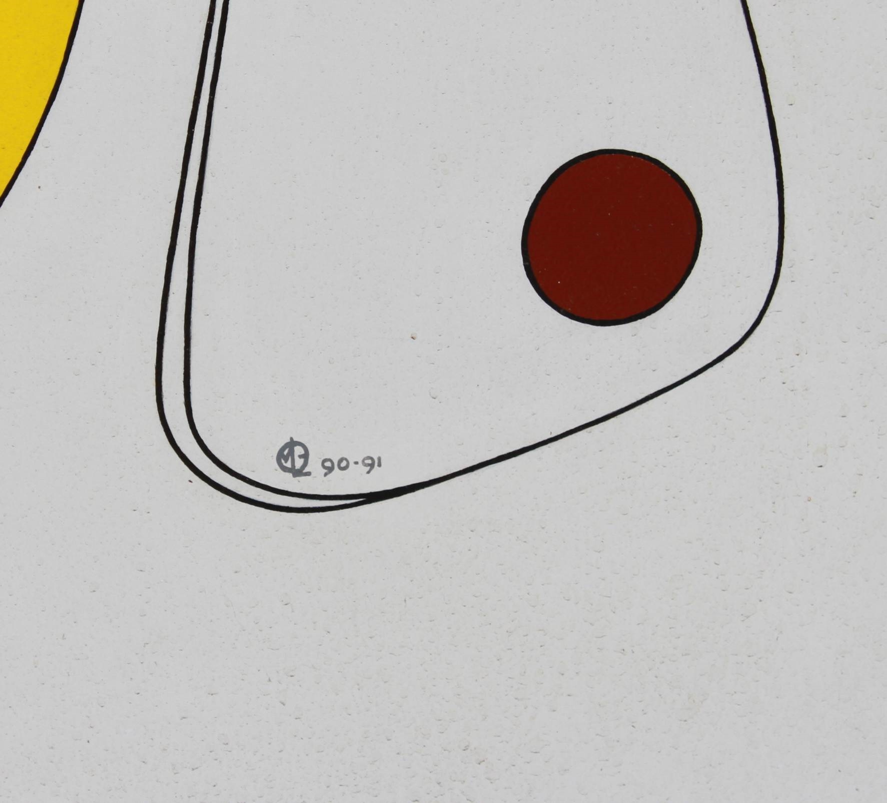 Morris Blackman | Minimalist Primary Triptych | MutualArt