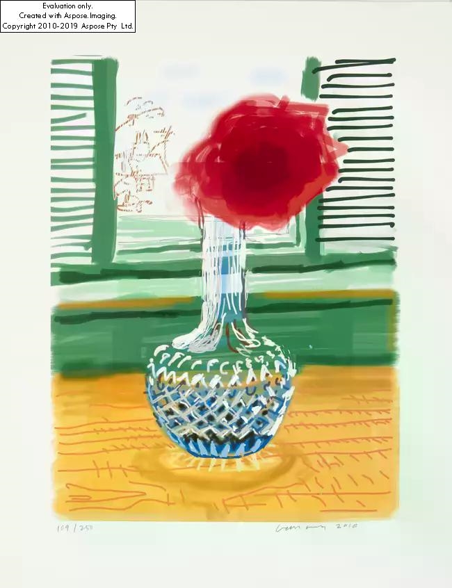 David Hockney | IPad Drawing 'No. 281' (23) | MutualArt