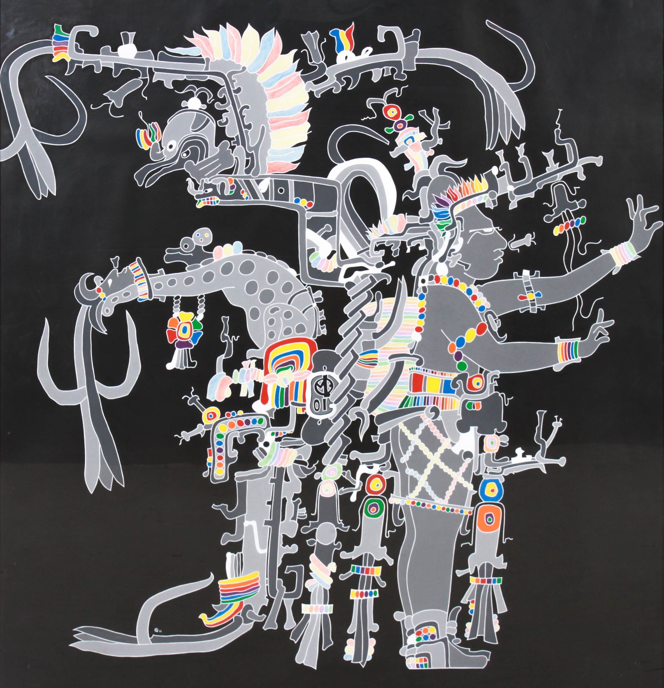 Morris Blackman | Surrealist Mayan Dancer #2 (2001) | MutualArt